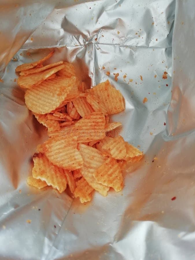 Chips are in Snack Wrapper. Stock Photo - Image of pack, closeup: 143579628