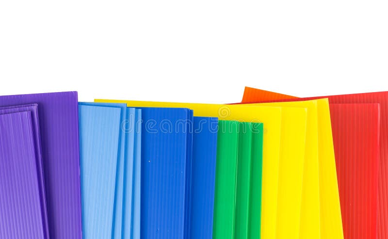 Top View of Corrugated Plastics Stock Photo - Image of polyporopylene ...
