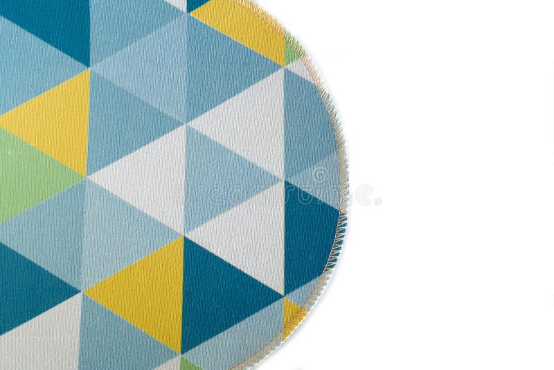 Top View of Cotton Placemat on Background Stock Image - Image of cotton ...