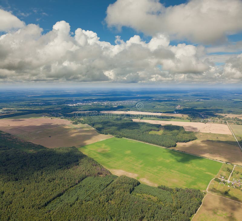Top View of the Countryside Stock Photo - Image of plain, grow: 32662128
