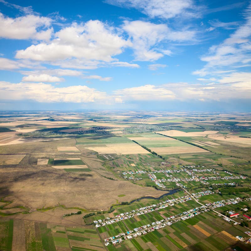 Top View of the Countryside Stock Photo - Image of plain, grow: 32662128