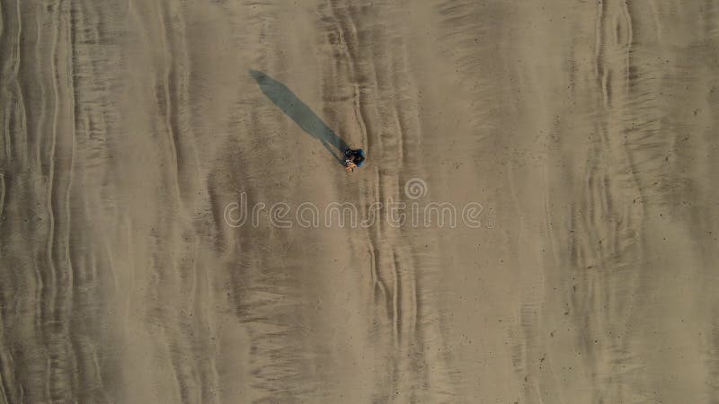 Top View of a Couple Hugging Each Other on the Beach Stock Footage ...