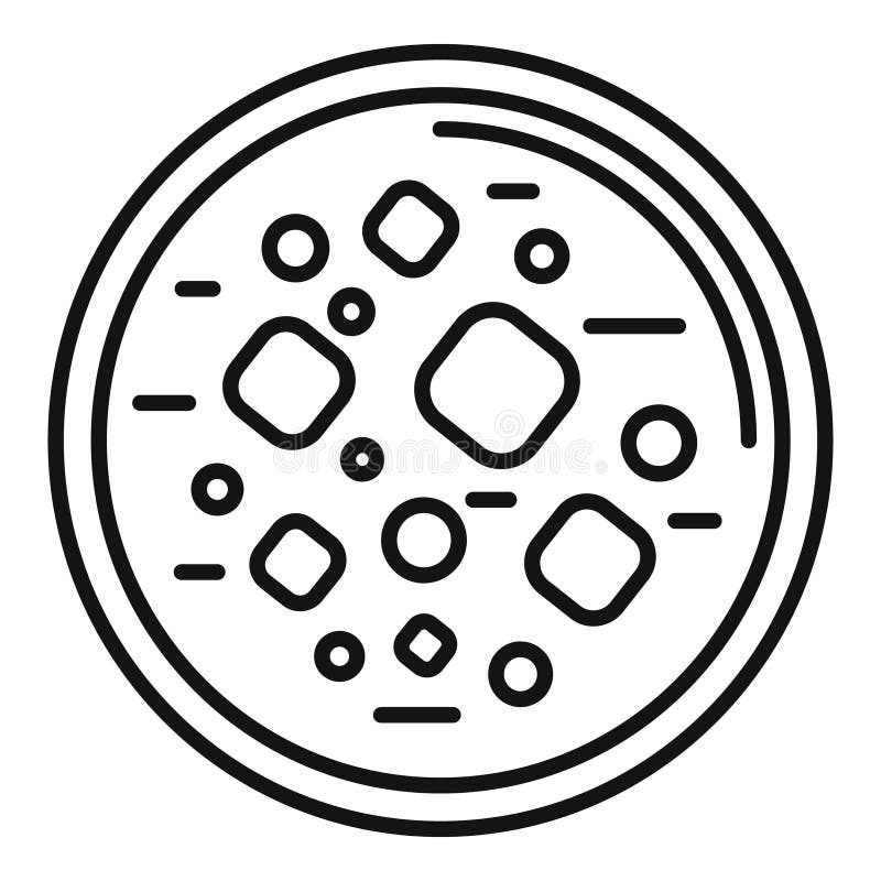 Top View Cream Soup Icon Outline Vector. Cooking Lunch Stock ...