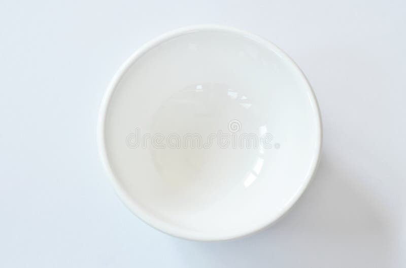 Top View of Cup on White Background Stock Photo - Image of material ...