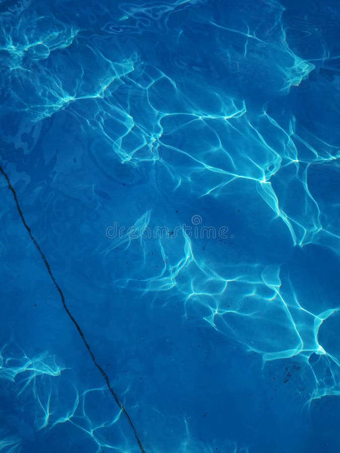 Top View of Deep Blue Water in a Swimming Pool Stock Photo - Image of ...