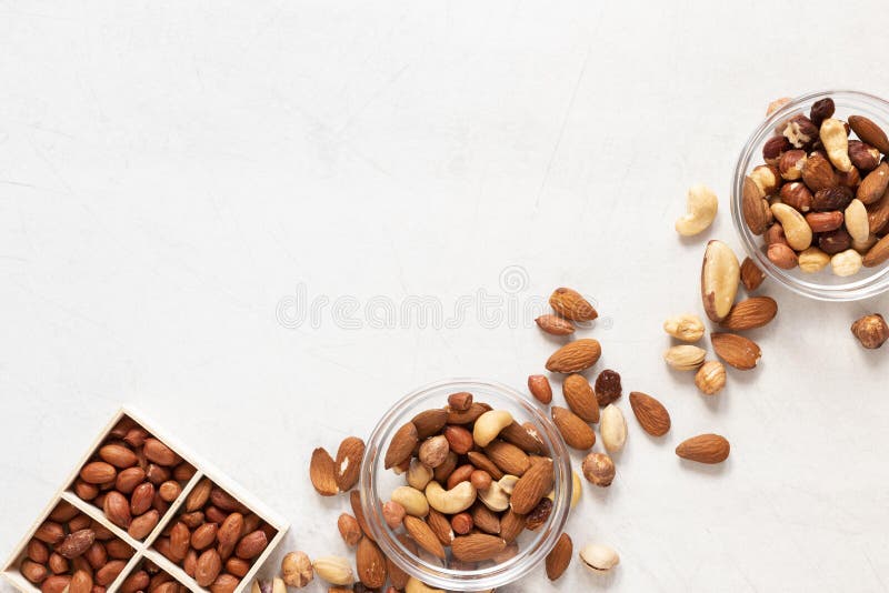Top View Delicious Nuts Concept. High Quality and Resolution Beautiful ...
