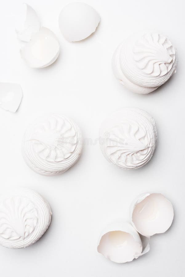 Top View of Delicious Zefir Stock Image - Image of surface, tasty ...