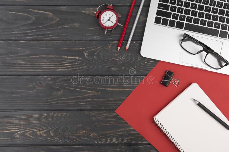 Top View Desk Concept. High Quality Photo Stock Photo - Image of modern ...