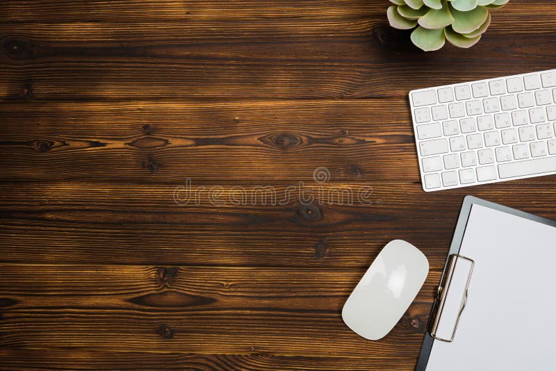 Top View Desk with Copy Space Stock Image - Image of copyspace ...