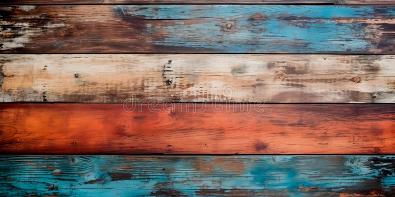 Top View of a Distressed Wooden Table Texture, Highlighting Its Aged ...