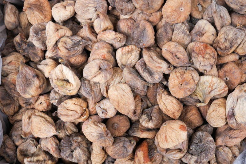 Top View of Dried Fig Fruit Background Stock Photo - Image of dried ...