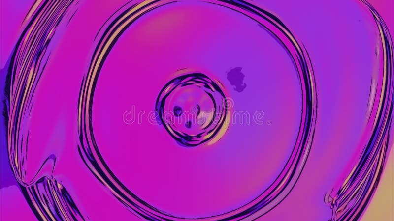 Top View of Drops Falling into Water and Diverging Circles of Water in ...