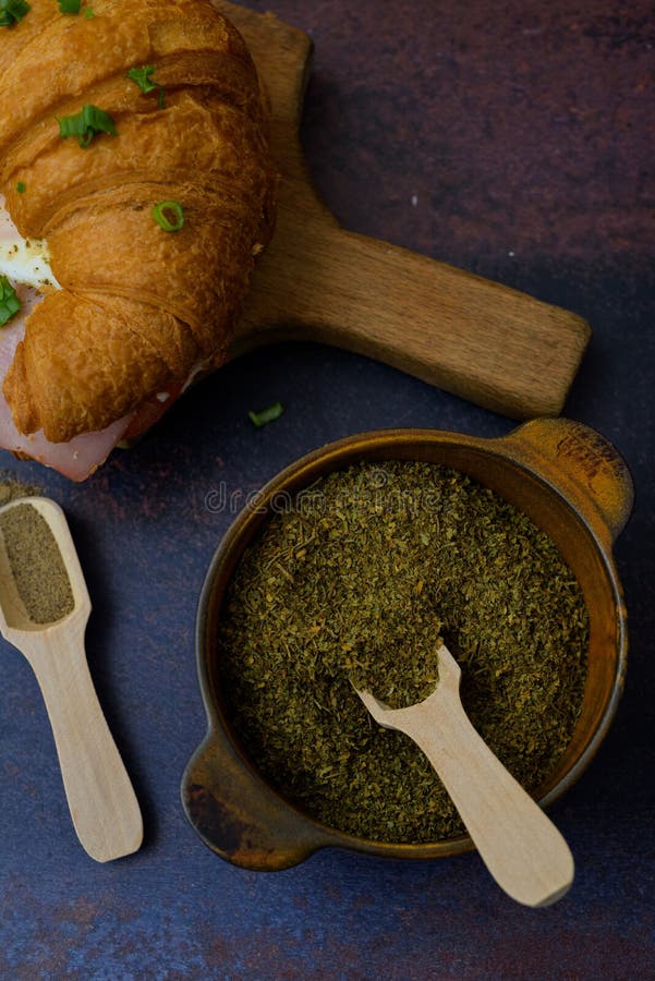 Top View of Dry Green Spice Stock Image - Image of lunch, delicious ...