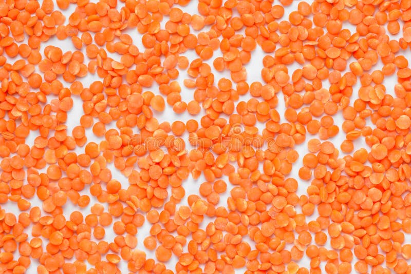 Top View of Dry Red Lentils Texture Background Stock Photo - Image of ...