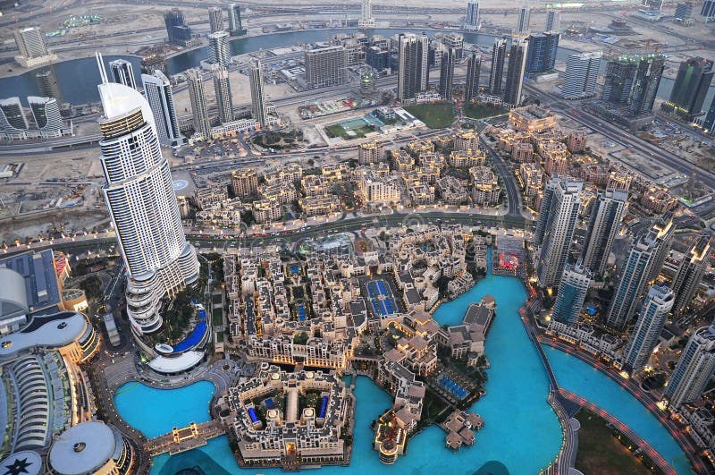 Top View of Dubai. UAE stock image. Image of dubai, tourism - 66539855