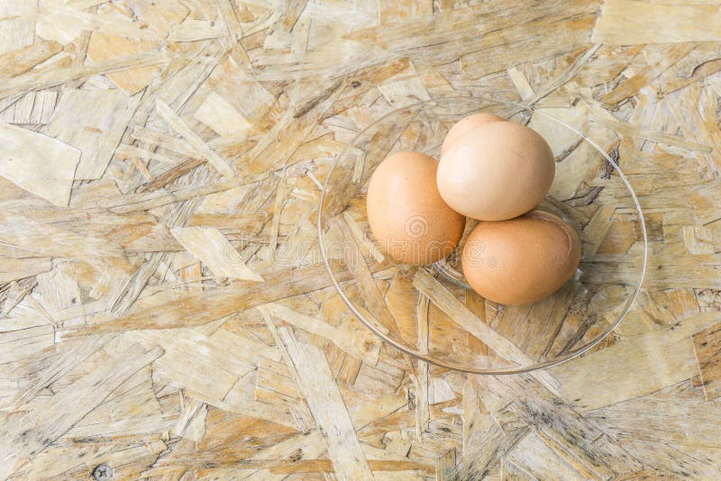 Top View Eggs on a Dish, Boil Egg Stock Photo - Image of board ...