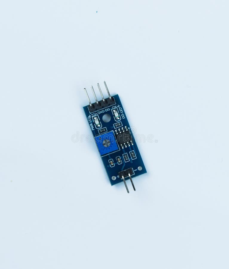 Top View of Electronic Components Such As PCB Stock Photo - Image of ...