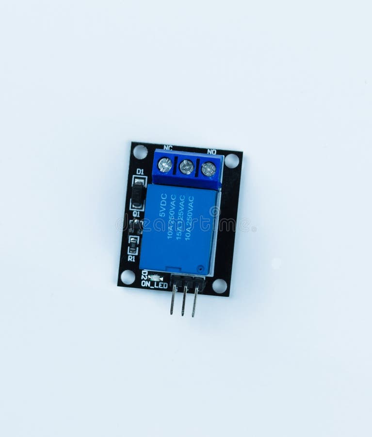 Top View of Electronic Components Such As PCB Stock Image - Image of ...