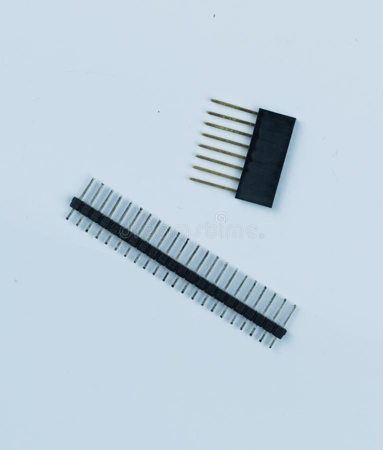 Top View of Electronic Components Such As PCB Stock Image - Image of ...