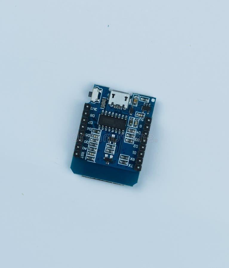 Top View of Electronic Components Such As PCB Stock Photo - Image of ...