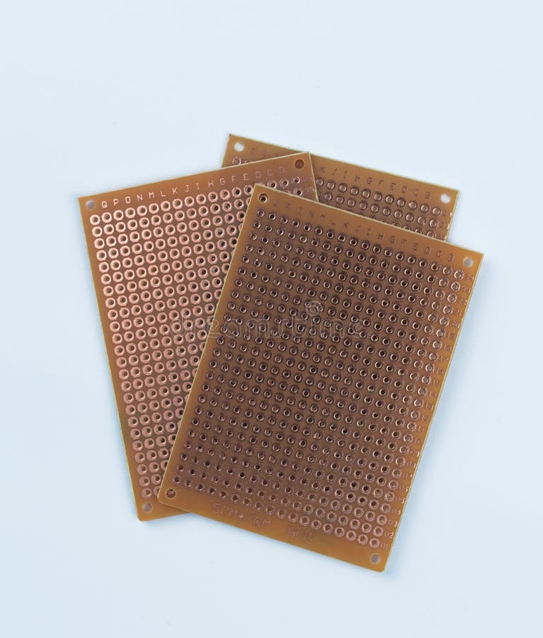 Top View of Electronic Components Such As PCB Stock Image - Image of ...