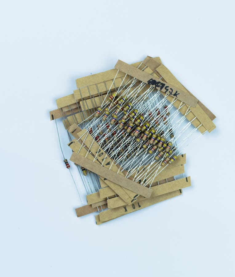 Top View of Electronic Components Such As PCB Stock Image - Image of ...