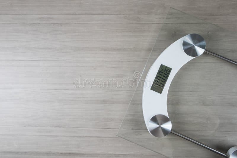 Top View of Electronic Floor Scales for Measuring Human Weight Stock ...