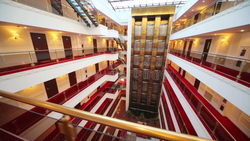 Top View Elevators and Floors with Many Doors in Stock Video - Video of ...