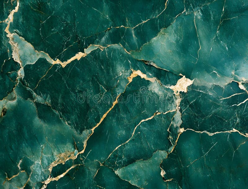 Emerald Green Marble Texture Background Top View Stock Illustration ...
