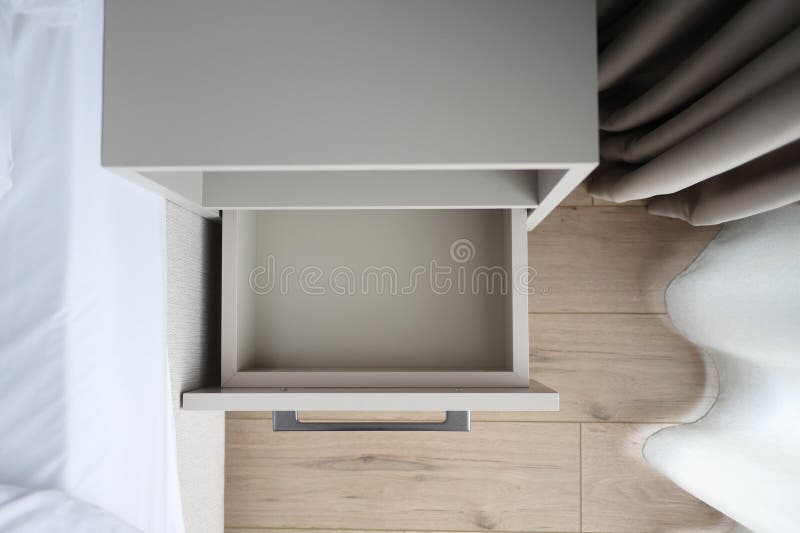 Top view of a empty drawer stock image. Image of indoors - 272307541
