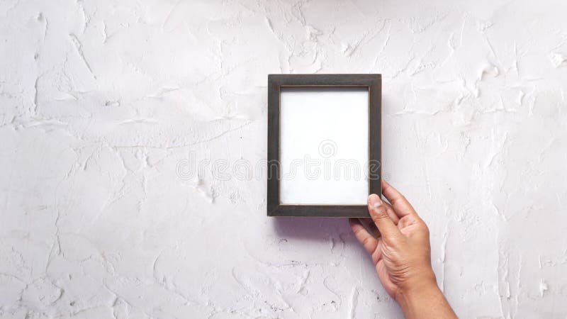 Top View of Empty Frame on Table Stock Video - Video of shine, ornament ...