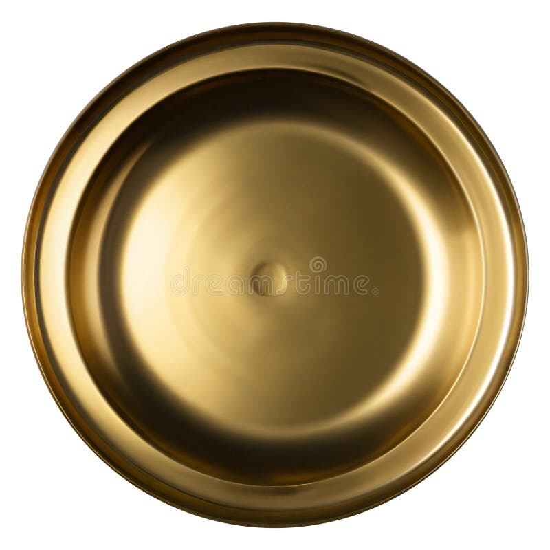 Top View of Empty Wooden Tray Isolated on Background Stock Illustration ...