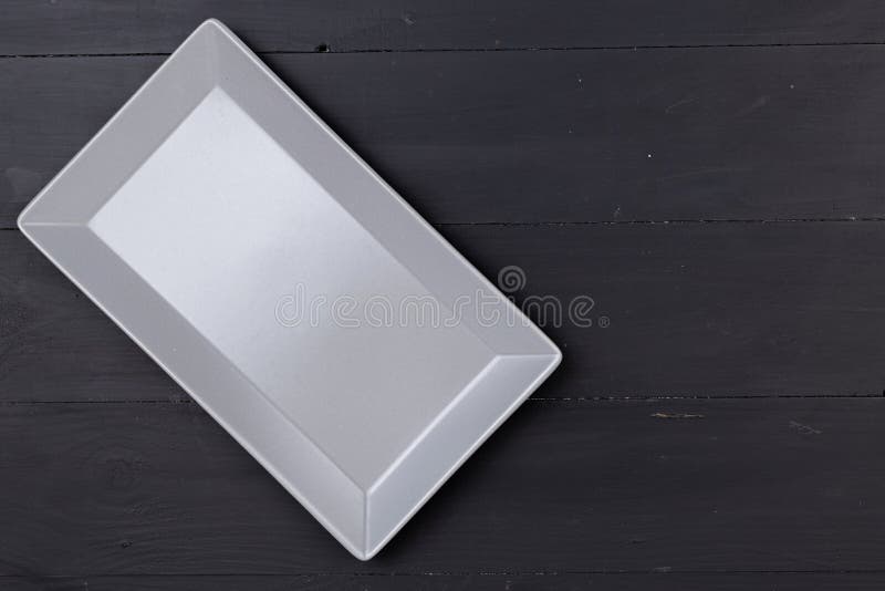Empty Light Gray Plate Top View Isolated Stock Photos - Free & Royalty ...