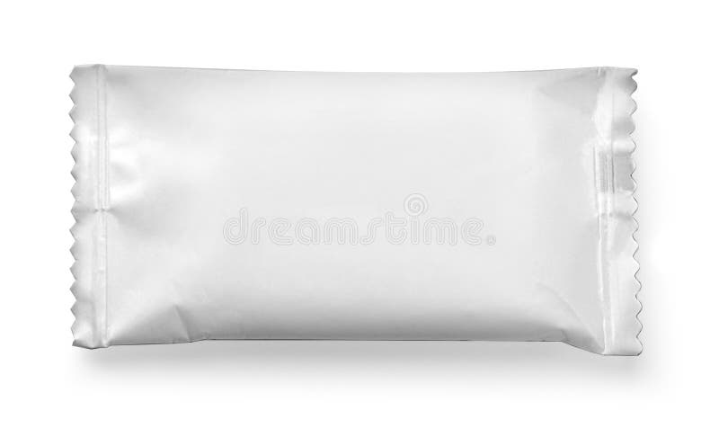 Top View of an Empty Plastic Snack Bag Stock Photo - Image of plastic ...