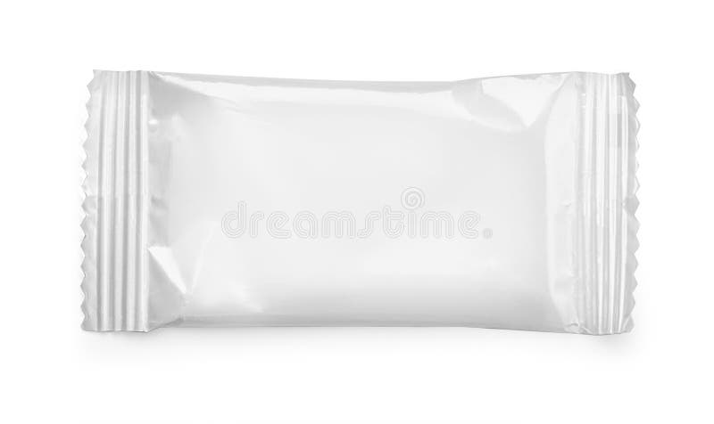 Top View of an Empty Plastic Snack Bag Stock Photo - Image of packaging ...