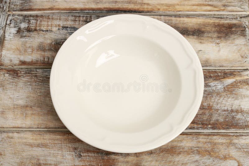 Top View of Two Empty Plates Stock Image - Image of ceramic, flat: 38260539
