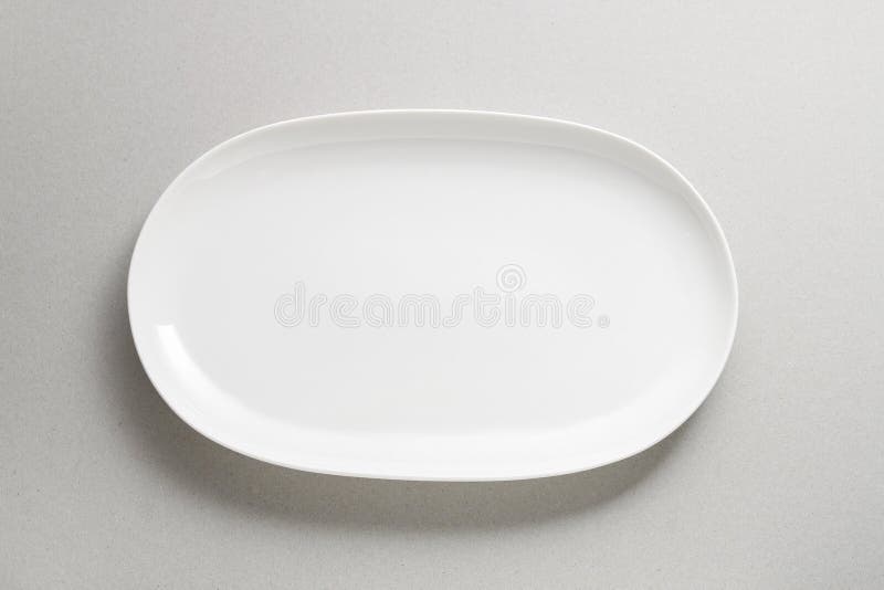 Top View of Two Empty Plates Stock Image - Image of ceramic, flat: 38260539