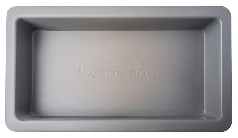 Top View of Empty Tray Isolated on Background Stock Illustration ...