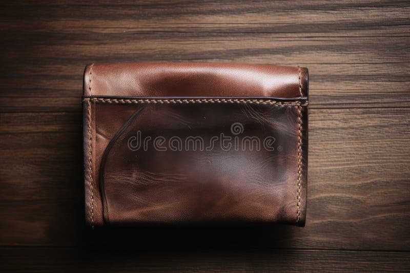 Top View into an Empty Wallet Created with Generative AI Technology ...