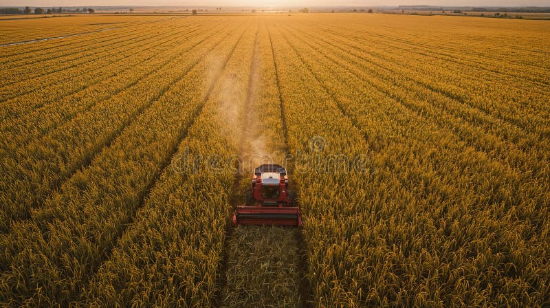 Endless Golden Rice Fields Stock Illustrations – 13 Endless Golden Rice ...