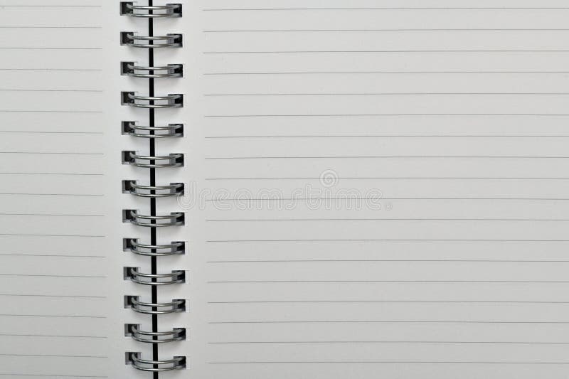 Top View Extreme Macro Photography of Spiral Notebook - Notes. Full ...