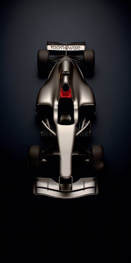 Top View of an F1 Car. Generative Ai Stock Illustration - Illustration ...