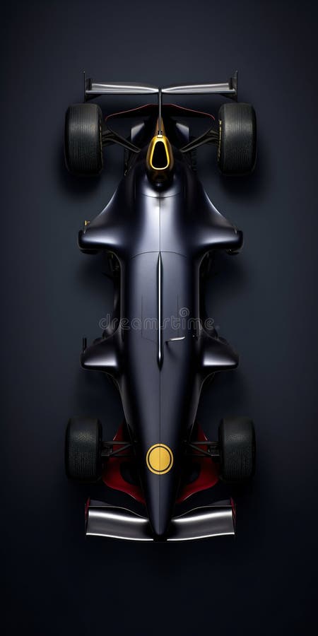 Top View of an F1 Car. Generative Ai Stock Illustration - Illustration ...
