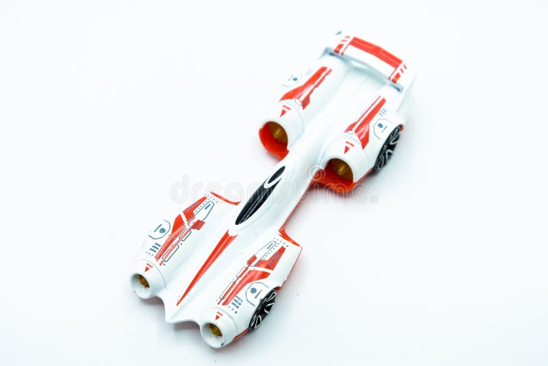 Top View of Fast Race Car on White Stock Image - Image of mini, classic ...