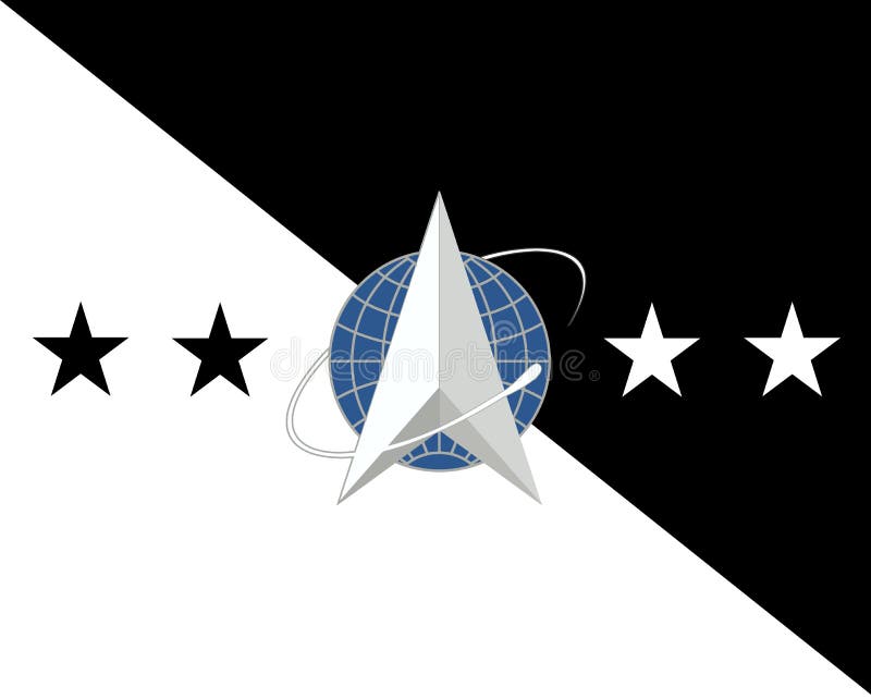 Top View of Flag of Chief of Space Operations, No Flagpole. Plane ... Top View of Flag of Chief of Space Operations, No Flagpole. Plane ...