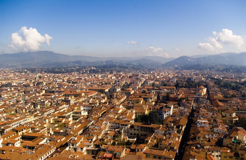 Top View of Florence from the Duomo, Italy Stock Photo - Image of view ...