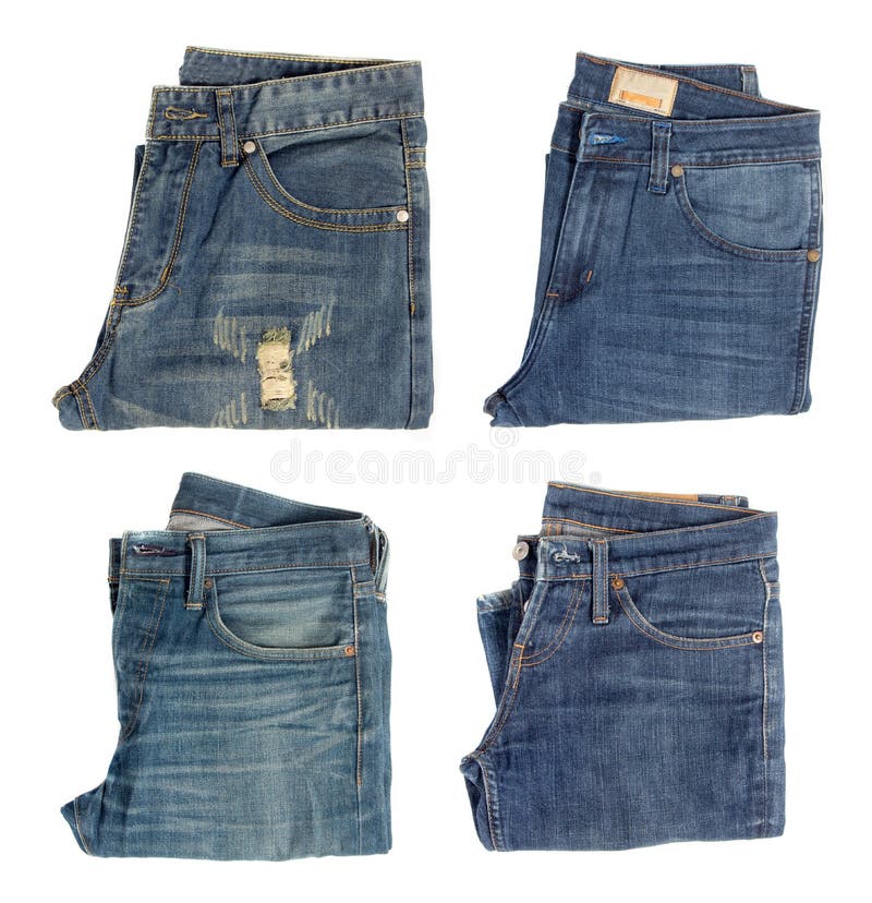 Folded jeans stock image. Image of attire, jeans, effect - 23323867