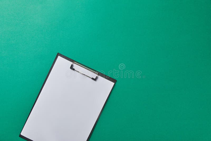 Top View of Folder with Empty Stock Image - Image of empty, backdrop ...