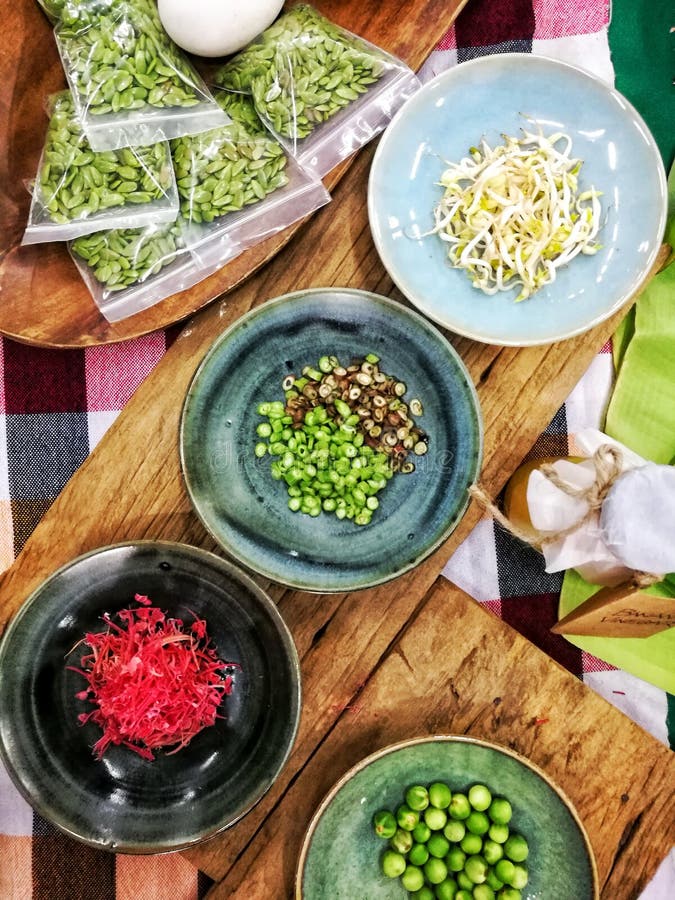 Top view local food. stock image. Image of vegetable - 99728209