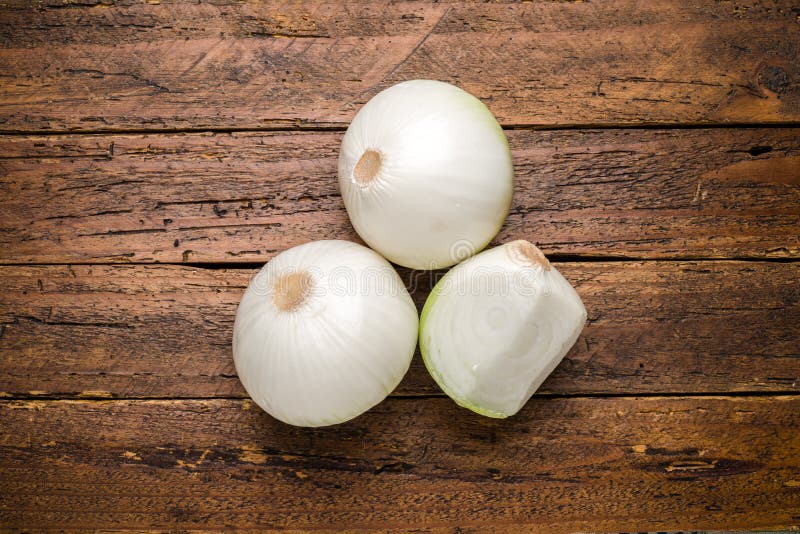 Top View Fresh Organic Onion on Table Top Stock Image - Image of ...